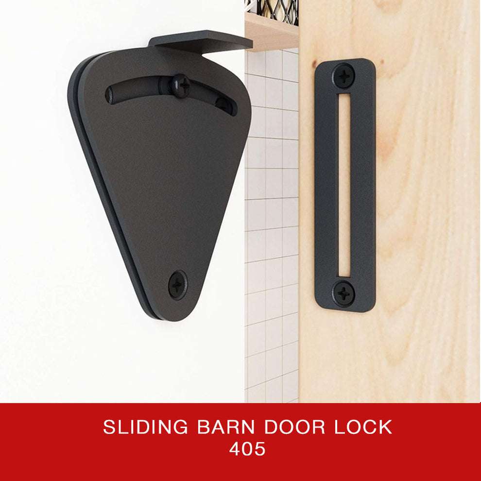 Sliding Barn Door Lock 405 BK – Aichi Door Hardware