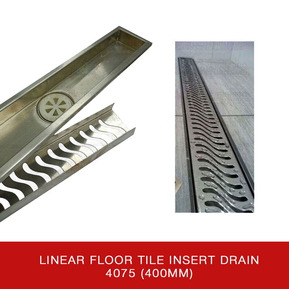 Linear Floor Tile Insert Drain 4075 – Aichi Door Hardware