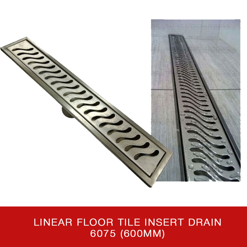 Linear Floor Tile Insert Drain 6075 – Aichi Door Hardware