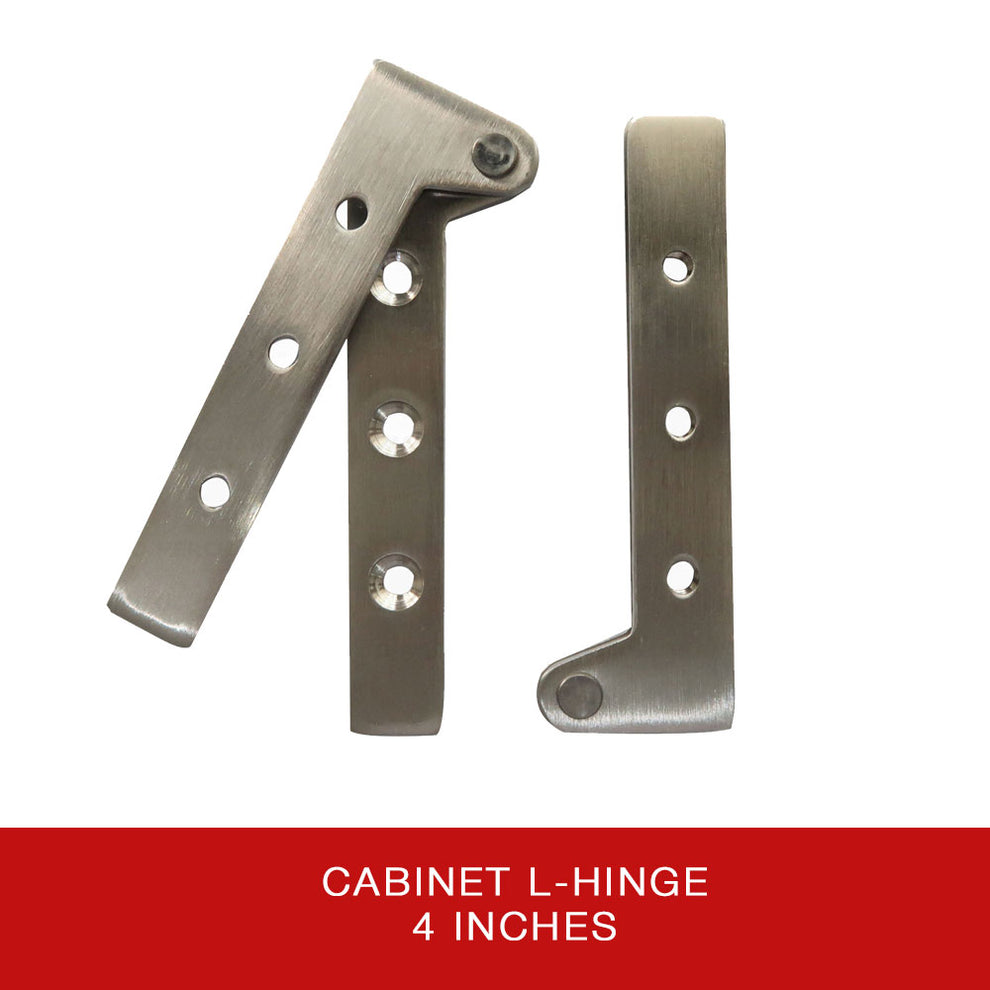Stainless L-Hinges 4" – Aichi Door Hardware