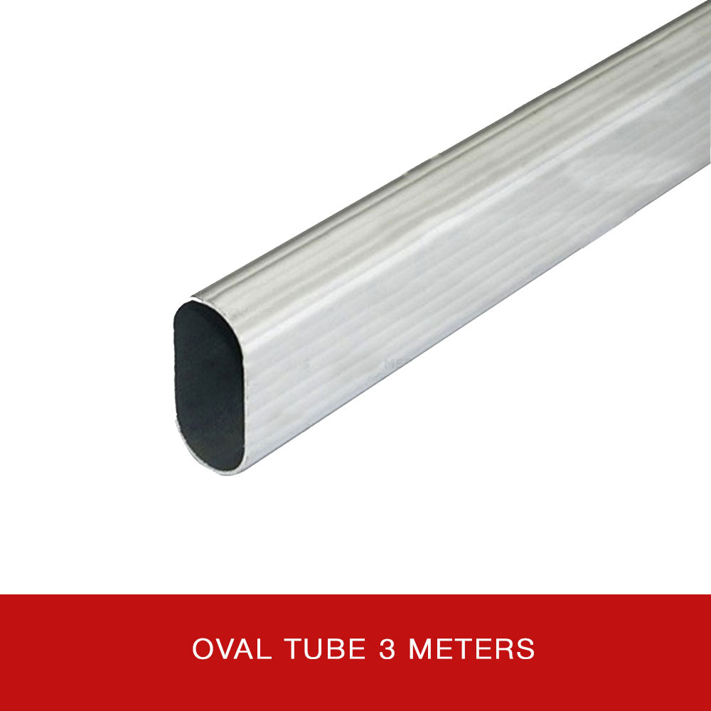 Aluminum Oval Tube 5/8" (3 Meters) – Aichi Door Hardware